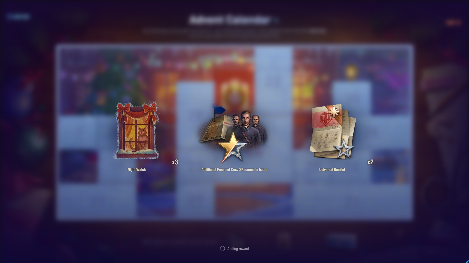 WoT: Day 18 Rewards of the Advent Calendar - The Armored Patrol