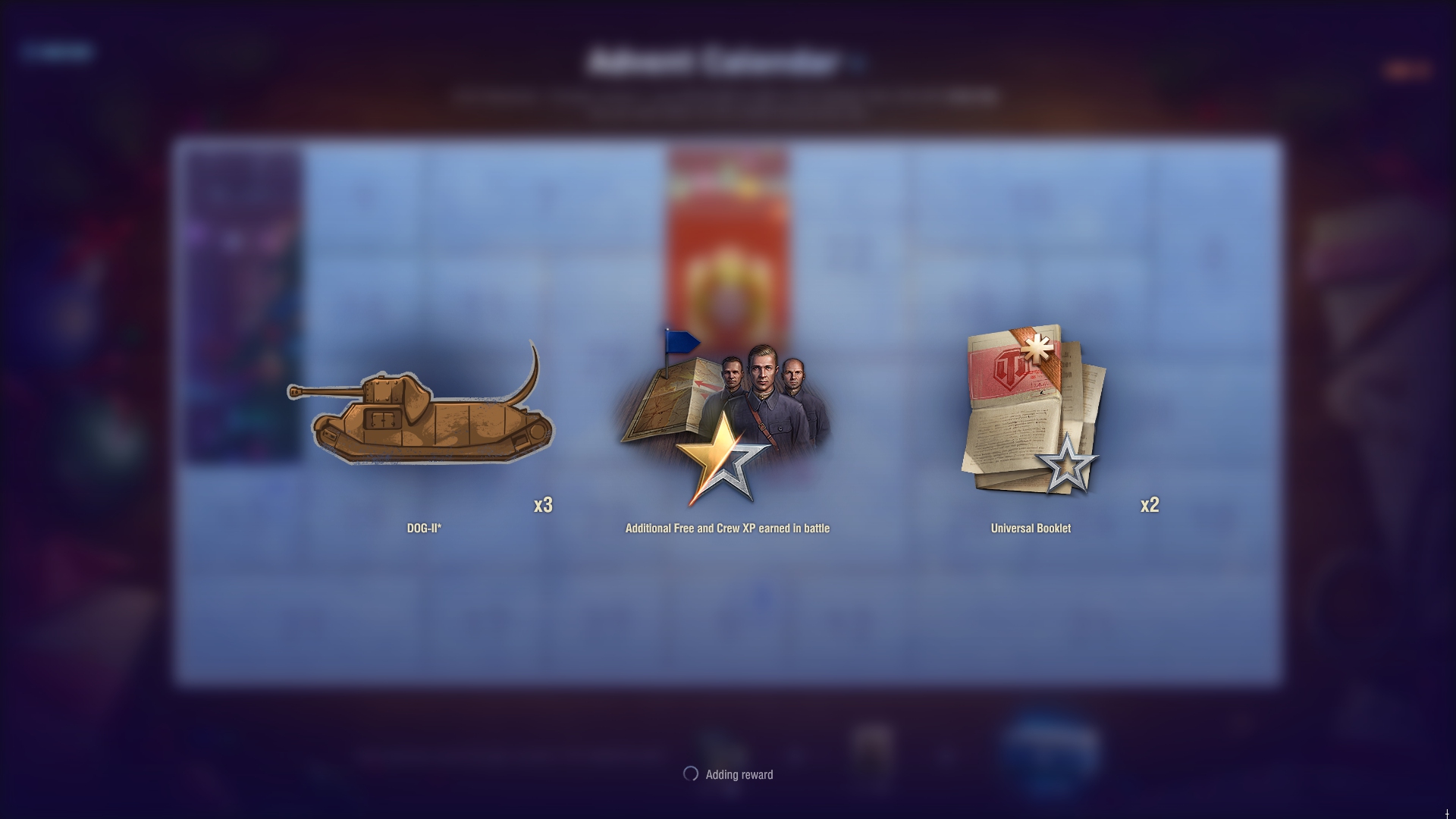 WoT: Day 4 Rewards of the Advent Calendar - The Armored Patrol
