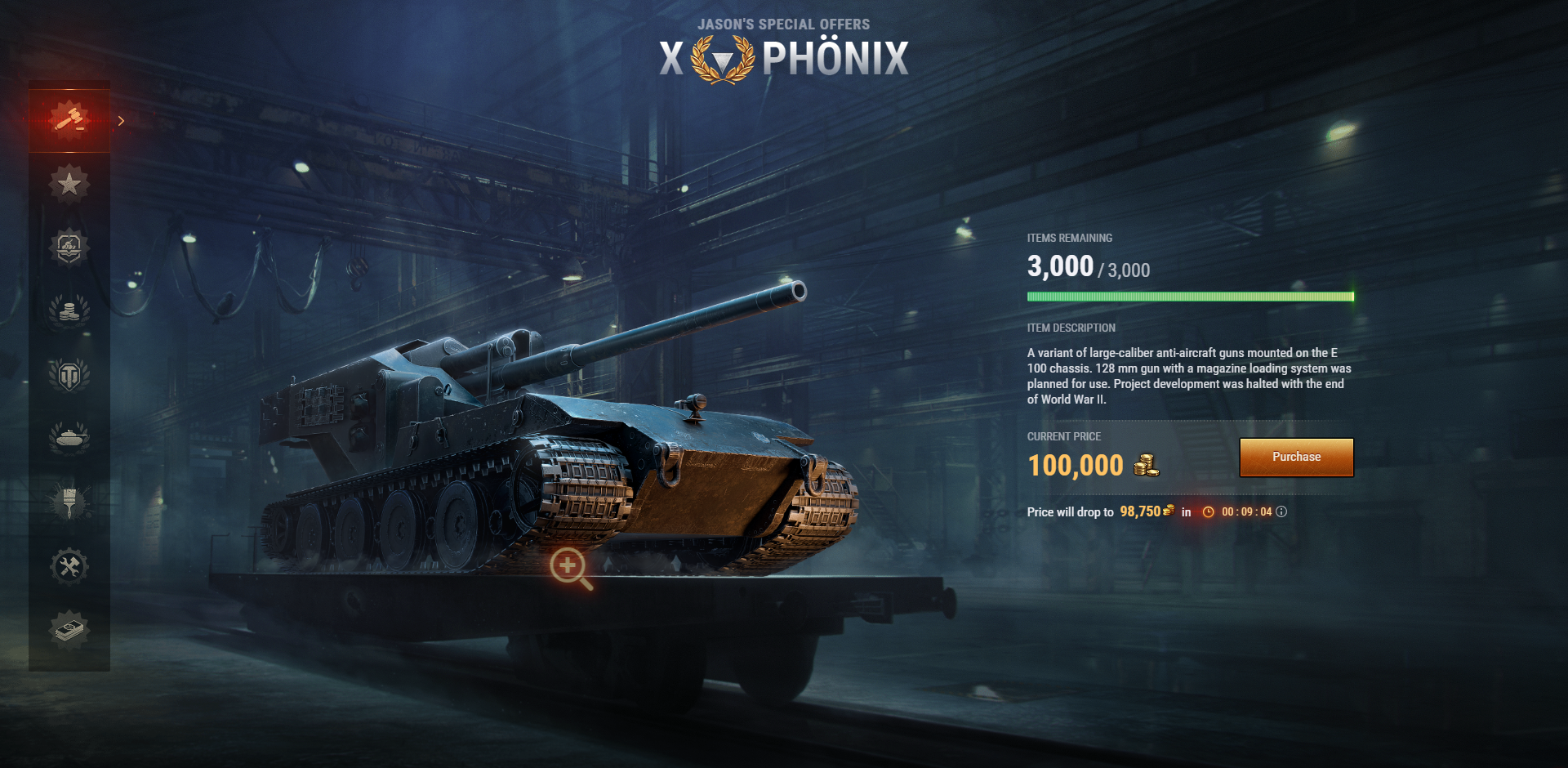 WoT EU: First lot of the 2025 Winter Auction – “Phönix” - The Armored ...