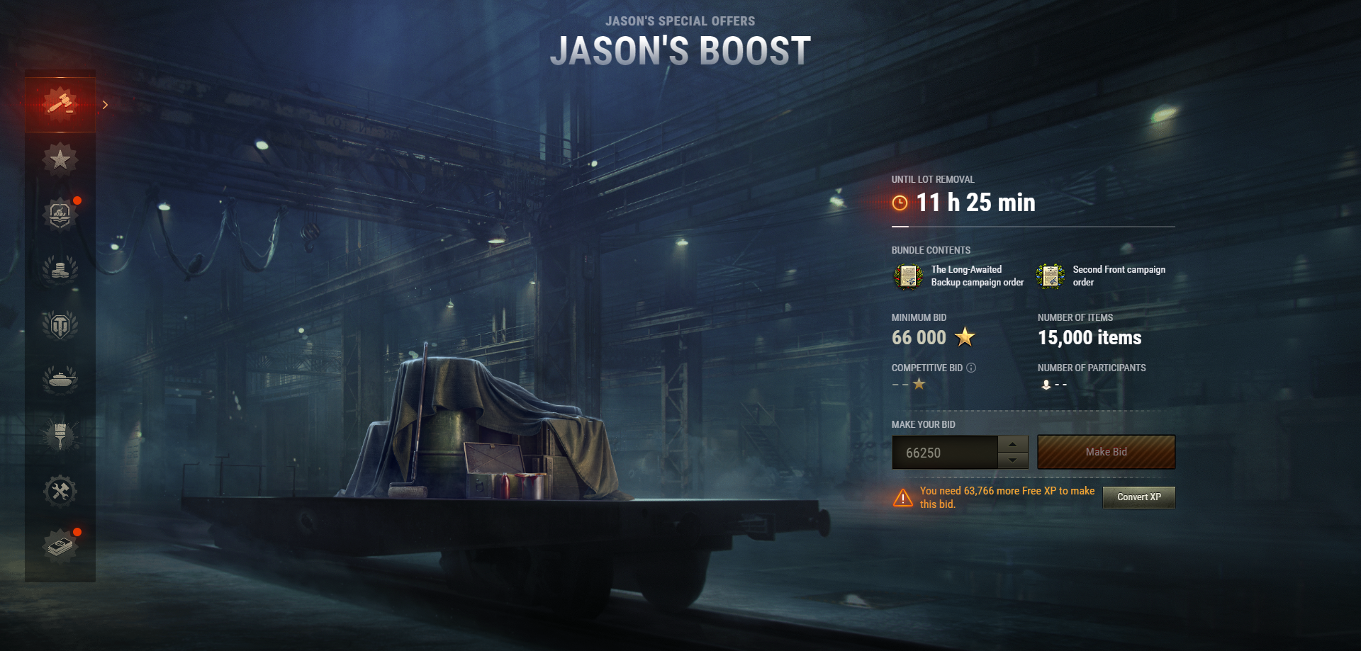 WoT ASIA: Third lot of the 2025 Winter Auction – Campaign Orders - The ...